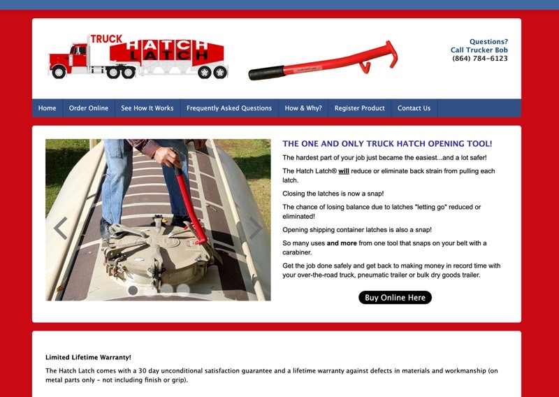 Truck Hatch Latch | Upstate SC Web Design
